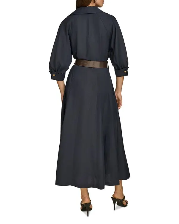 Donna Karan New York Belted Shirt Dress - Nightfall