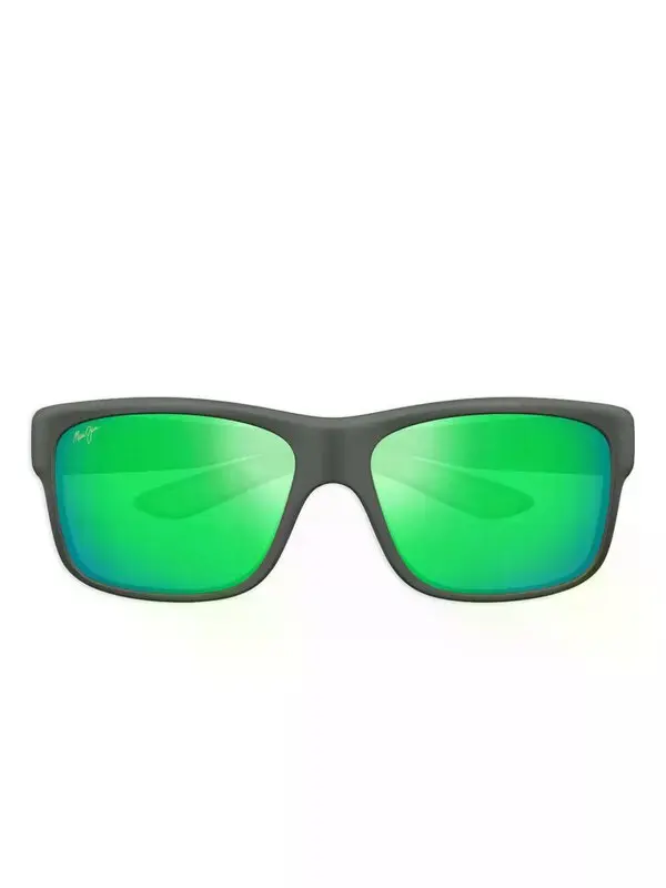 Maui Jim Southern Cross Rectangle Sunglasses - Green