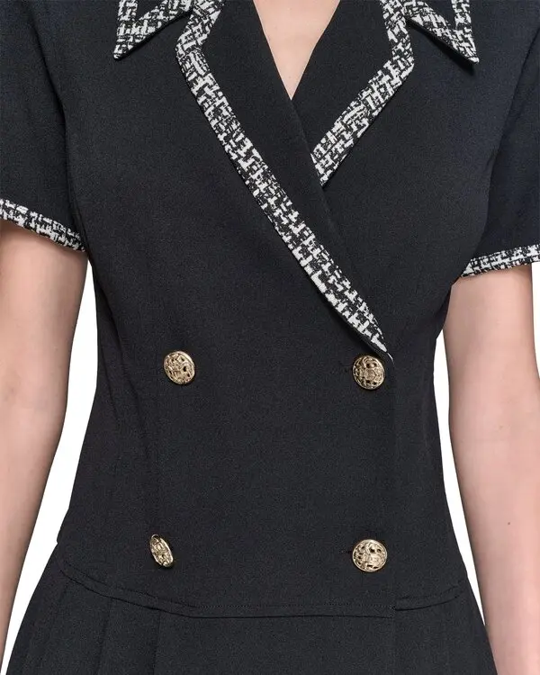 Karl Lagerfeld Paris Scuba Crepe Dress