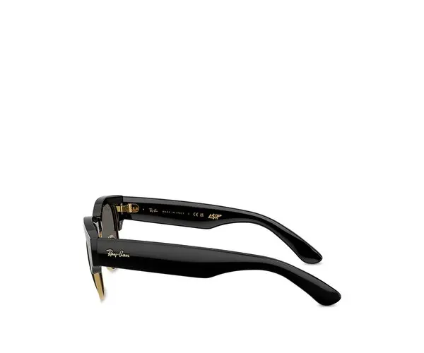 Ray-ban Mega Clubmaster A$ap Rocky Blacked Out Collection Square Sunglasses - Dark Grey