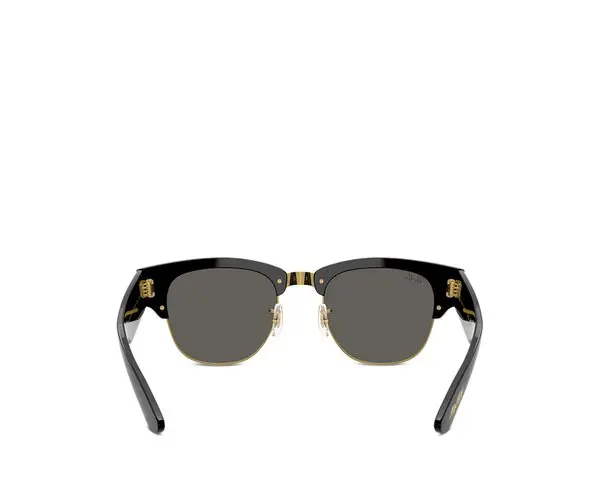 Ray-ban Mega Clubmaster A$ap Rocky Blacked Out Collection Square Sunglasses - Dark Grey