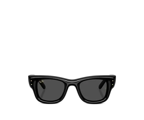Ray-ban Wayfarer Puffer A$ap Rocky Square Sunglasses - Black