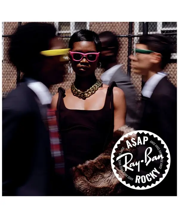 Ray-ban Wayfarer Puffer A$ap Rocky 47mm Sunglasses - Dark Grey