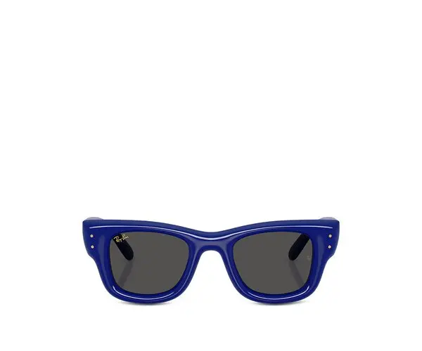 Ray-ban Wayfarer Puffer Square Sunglasses, 47mm - Blue