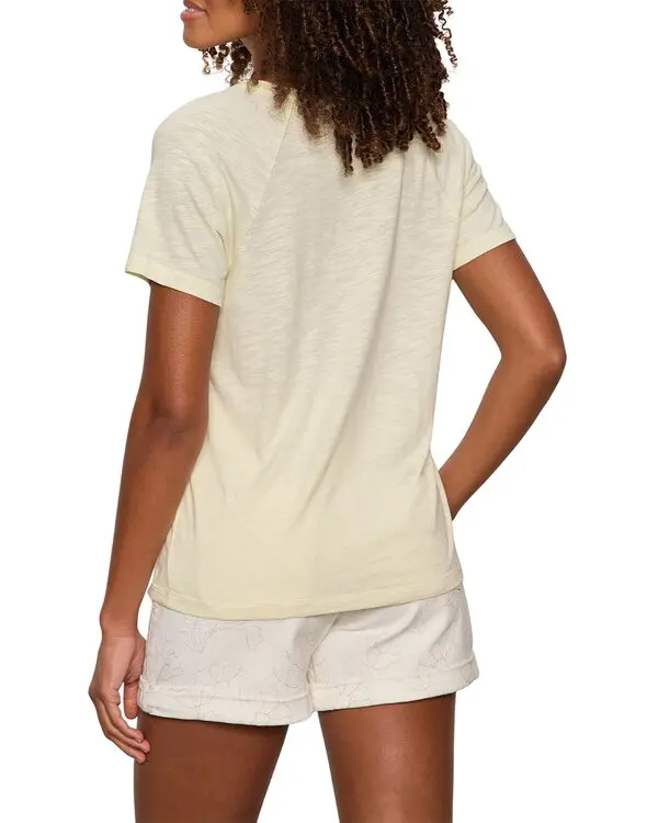 Sanctuary Notch Neck Tee - Lemon Drop