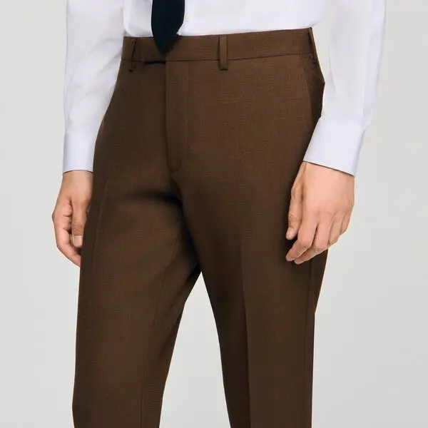 Sandro Wool Tailored Suit Trousers