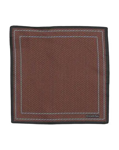 Zegna Scarf Chocolate Silk - Brown
