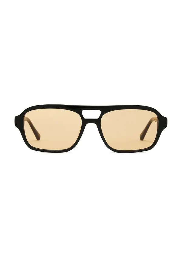 MESSYWEEKEND Burt Sunglasses - Black & Orange