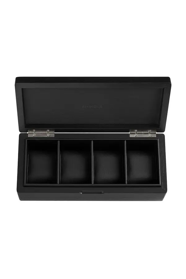 Shinola Watch Collector's Box - Black Oak & Black