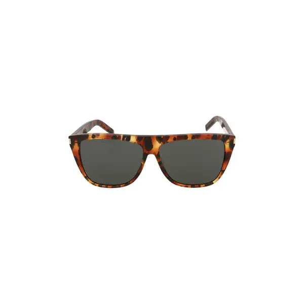 Saint Laurent Square Frame Sunglasses - Brown