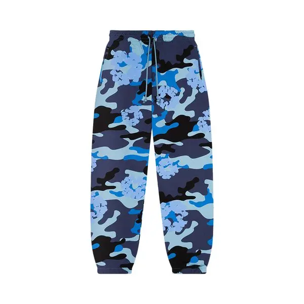 DENIM TEARS The Wreath Camo Sweatpants - Blue