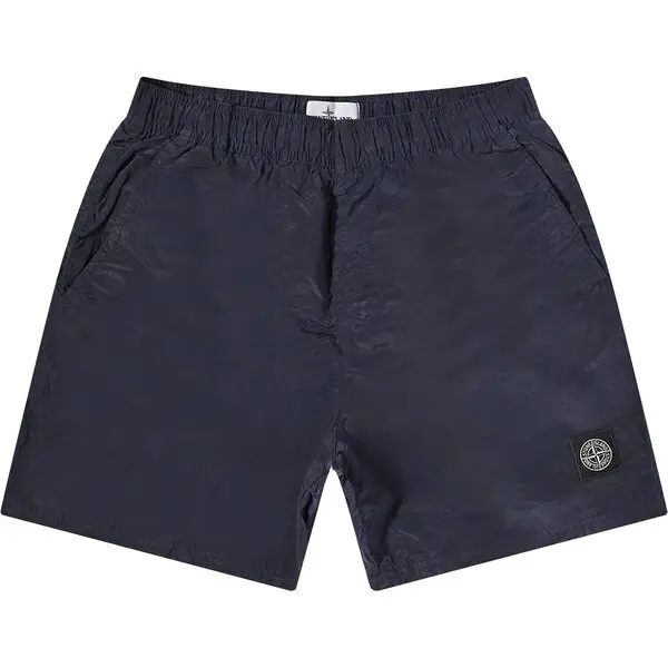 Stone Island Nylon Patch Logo Shorts
