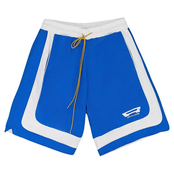 Rhude Campione Baggy Track Shorts - Blue