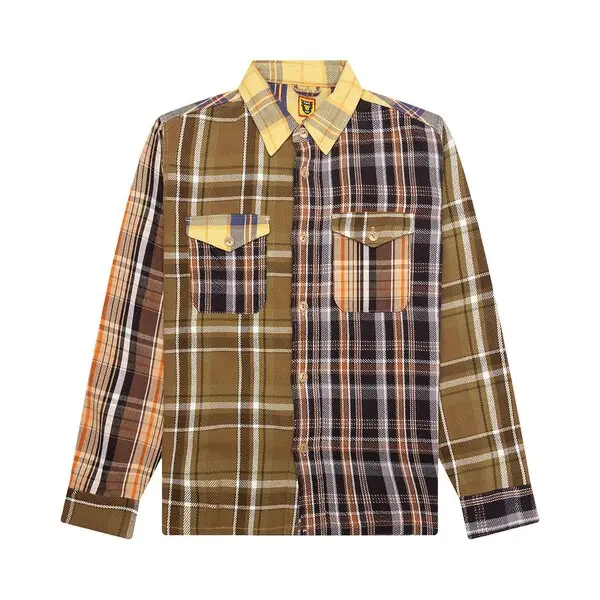 HUMAN MADE Crazy Check Long-sleeve Shirt - White