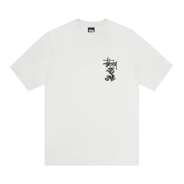 StÜssy Double Dragon Tee - Cream