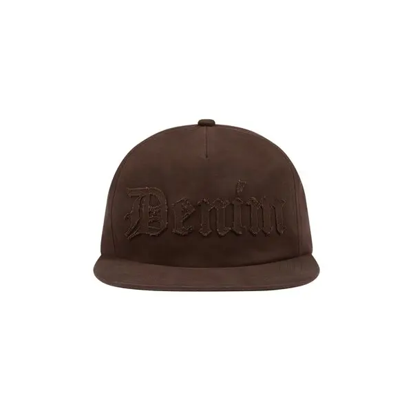 DENIM TEARS Cut Out Cap - Brown