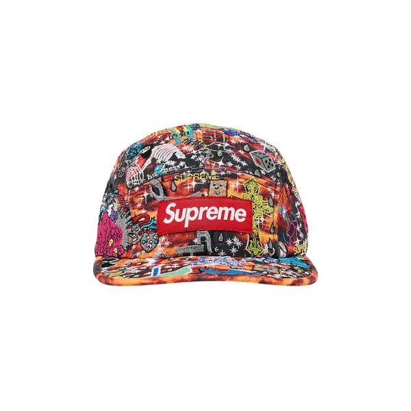 Supreme Aoi Embroidered Camp Cap - Multicolor