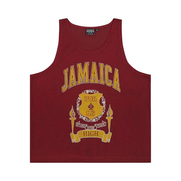 DENIM TEARS X Stussy Jamaica High Gym Tank