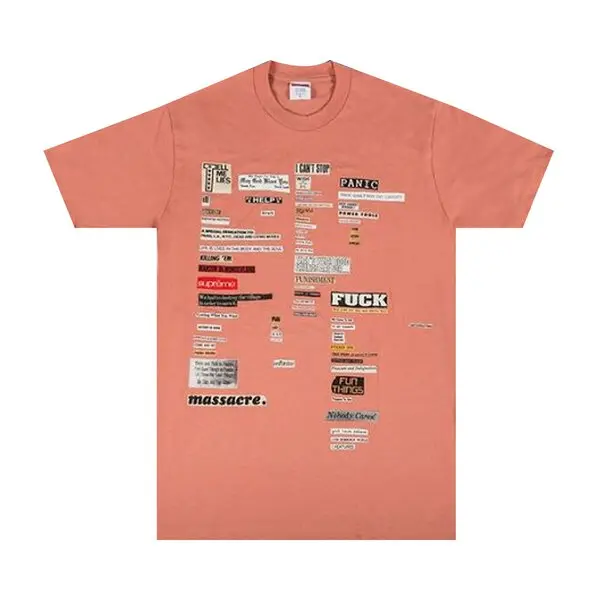 Supreme Cutouts Tee - Orange