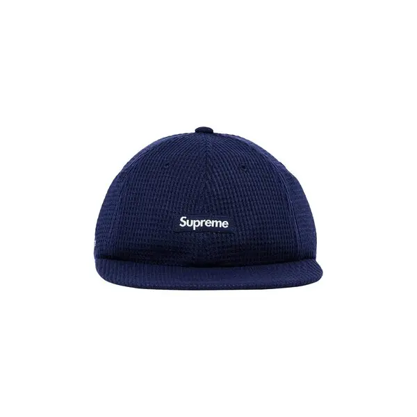 Supreme Polartec Waffle 6-panel Cap - Blue