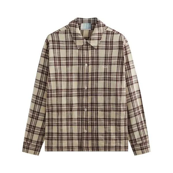 Kith Long-sleeve Boxy Collared Overshirt - Multicolor
