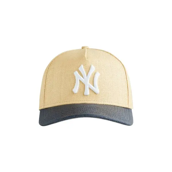 Kith New Era Raffia New York Yankees 9forty A-frame Snapback - Tan