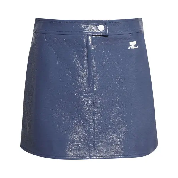COURREGES Vinyl Reedition Skirt - Blue