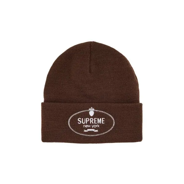 Supreme Crest Beanie - Brown