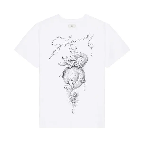 Givenchy Printed Crewneck T-shirt - White