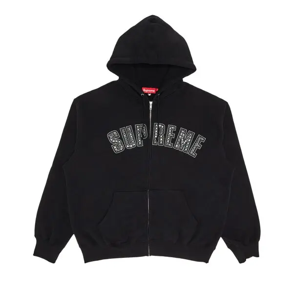 Supreme X B.B. Simon Zip Up Hoodie - Black | Editorialist