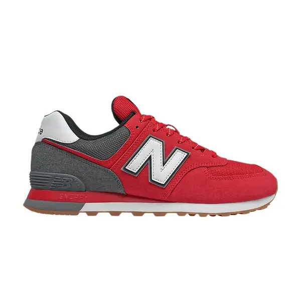 NEW BALANCE 574 Athletic Sneakers - Red