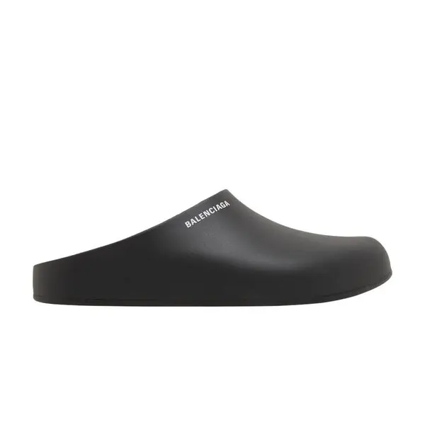 Balenciaga Pool Closed Slides - Black