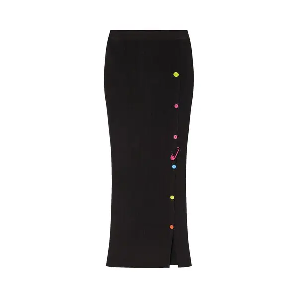 Versace Rib Serie Knit Skirt