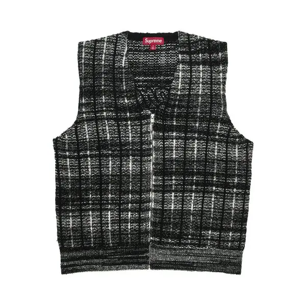 トップス Supreme Speckled Zip Up Sweater Vest M Supreme Speckled Zip Up Sweater Vest - Black | Editorialist