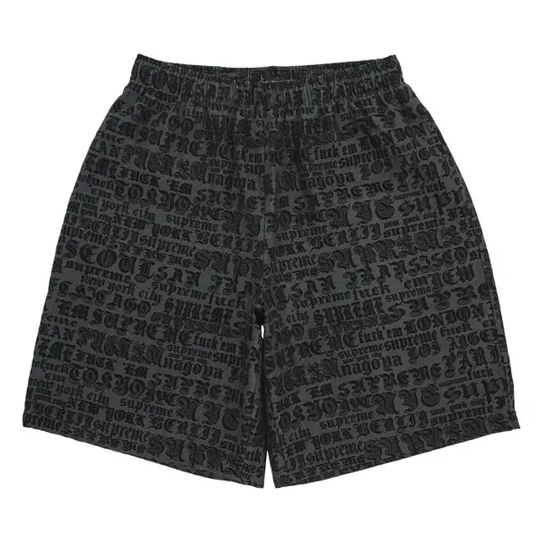 Supreme Jacquard City Shorts - Black