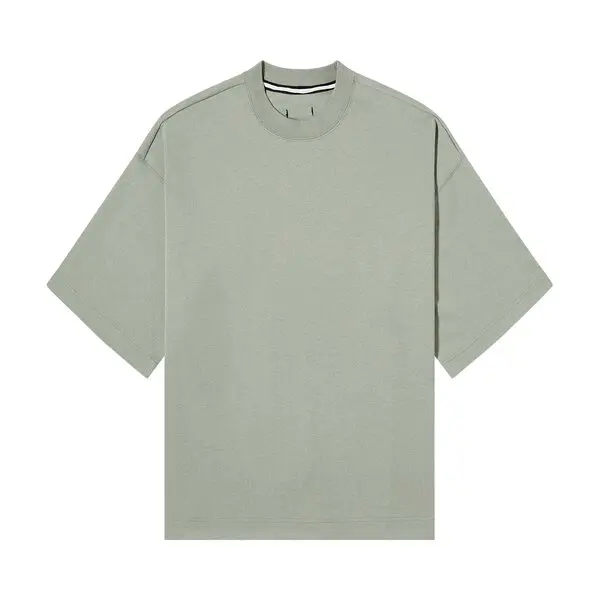 Nike Sportswear Tech Fleece Reimagined Oversized Short-sleeve Sweatshirt - Grey