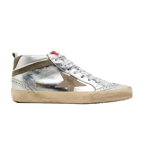 GOLDEN GOOSE Mid Star Laminated Sneakers