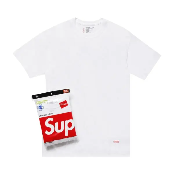 Supreme X Hanes Tagless T-shirts - White