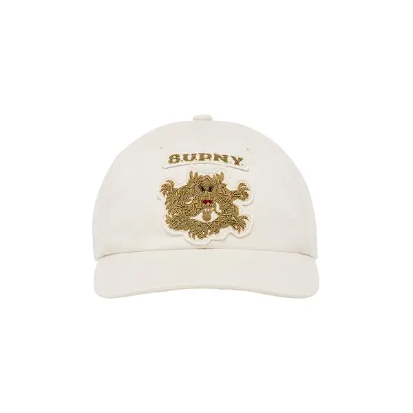 Supreme Bullion Dragon 6-panel Hat - Grey