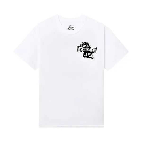 ANTI SOCIAL SOCIAL CLUB X Wwe Wrestlemania Tee - White