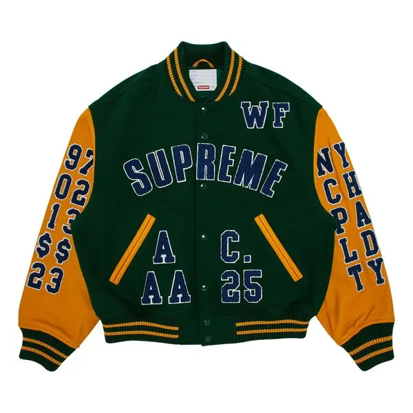 Supreme Praises Varsity Jacket - Green