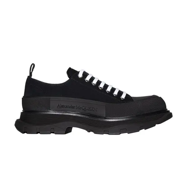 Alexander McQueen Tread Slick Lace Up - Black
