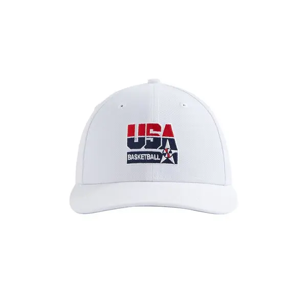 Kith X New Era Usa Basketball 59fifty Cap - White