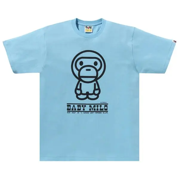 A BATHING APE Classic Baby Milo Tee - Blue