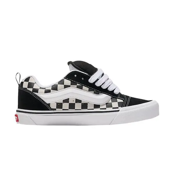 VANS Knu-skool Checkerboard Sneakers - Black