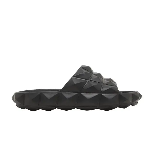 Valentino Garavani Roman Stud Turtle Slide - Black