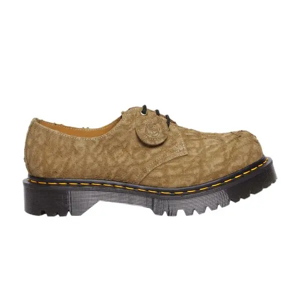 Dr. Martens 1461 Bex Emboss Suede Oxford - Tan