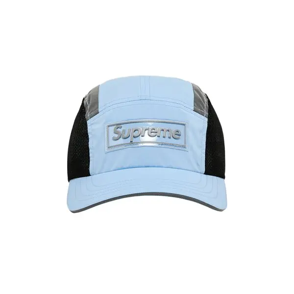 Supreme Side Mesh Camp Cap - Blue