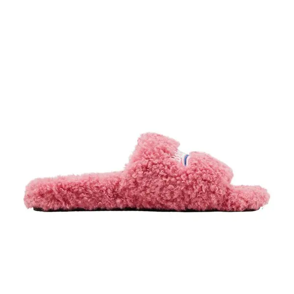 Balenciaga Furry Slides - Pink