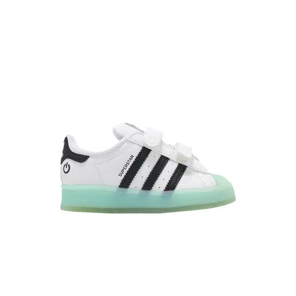 adidas gazelle silver green womens adidas Superstar LED Lights Comfort Closure Elastic Lace Shoes Kids White 6K